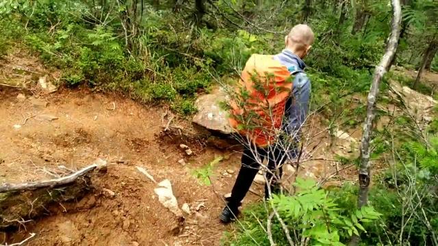Тропа на пик Черского, Хамар-Дабан. Спуск с горы (Часть1)