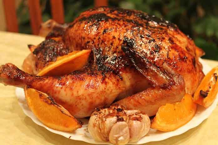 Курица в духовке с медом и горчицей