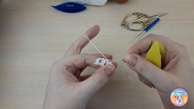 мк корзиночка украшение пасхальных яиц часть 2 фриволите для начинающих.mp4