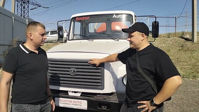 Поздравляем Дмитрия  с покупкой ассенизатора Газ  3309. Продажа автомобилей в Автосалоне Boston Autо