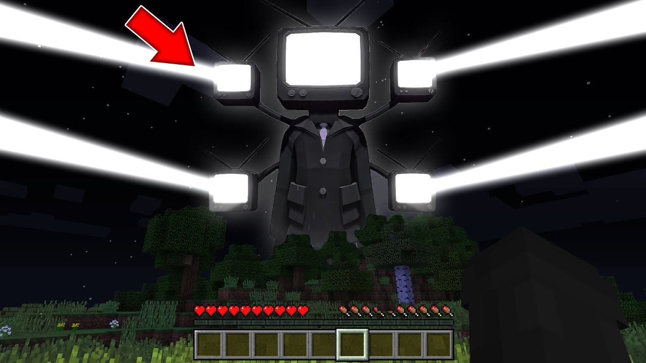 Я призвала ТВ МЕНА ТИТАНА в своём мире в майнкрафт !  Как призвать TV MAN SKIBIDI TOILET MINECRAFT