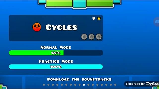 Geometry Dash Lite. Пытаемся или проходим разные уровни.