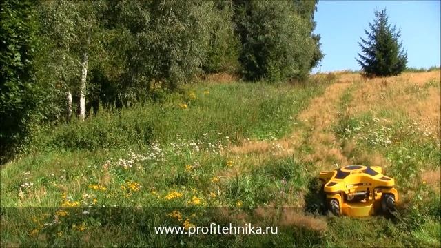 Газонокосилка бензиновая Spider mini на пульте