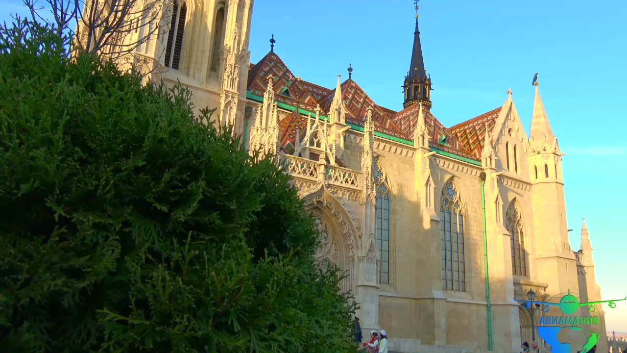 Будапешт Рыбацкий бастион| Церковь Святого Матьяша| Буда Старый город | #Авиамания