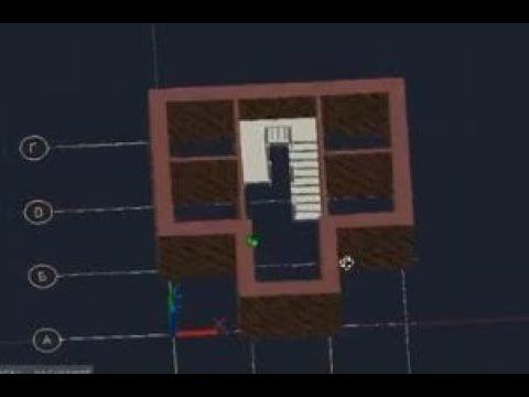 [AutoCAD Architectura. Метод проектов] Cоздание конструкций: стены и лестница