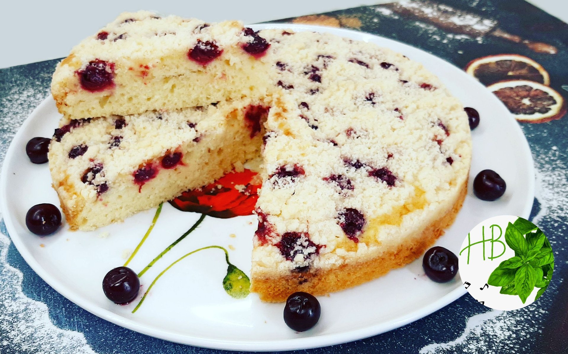 Сколько ни готовь, никогда не приедается! Вишневый пирог со штрейзелем.#пирог #рецептдуховка