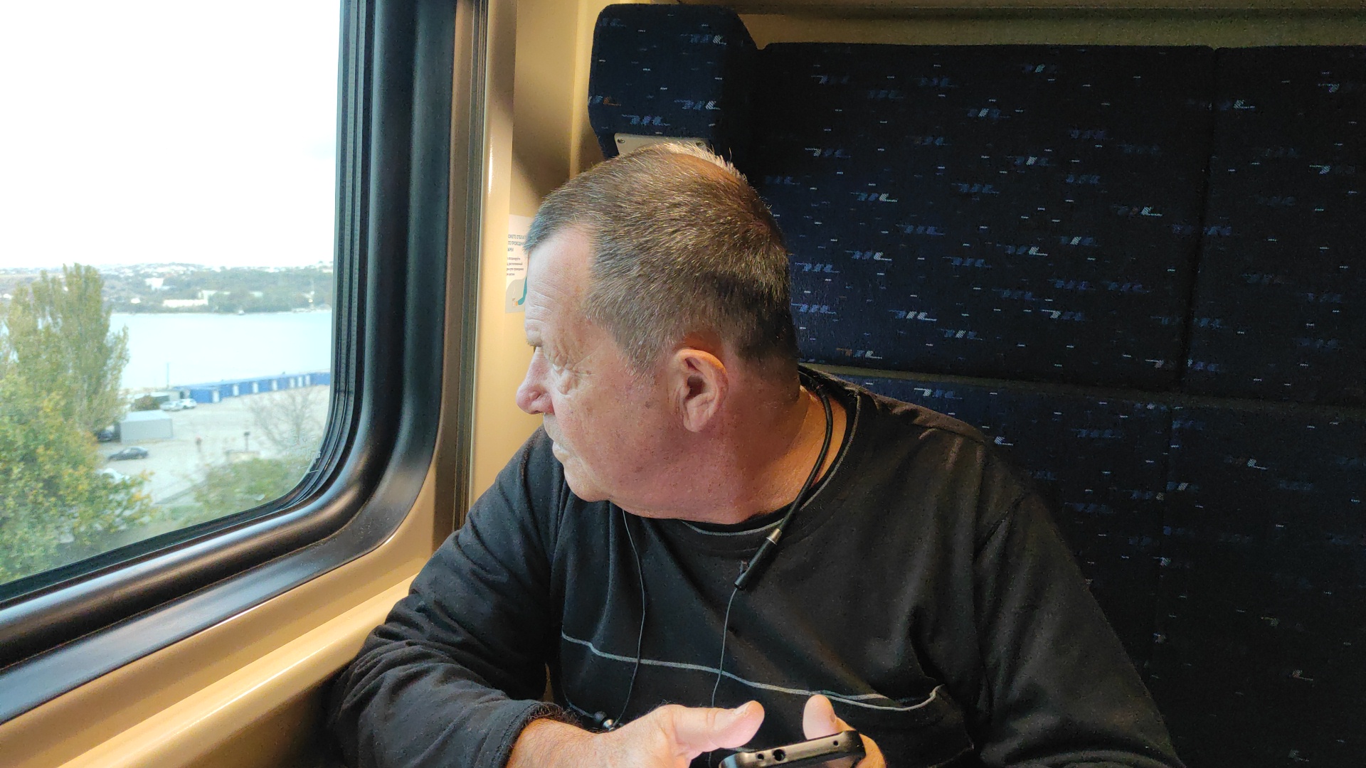 Из окна поезда.Дорога из Севастополя в Питер .02-04.2022.