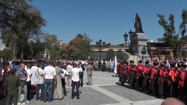Открытие памятника Екатерине II в Симферополе. 19 августа 2016г.