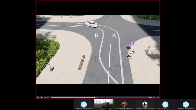 Обучение ПДД. 8-1.Начало движения и маневрирование.