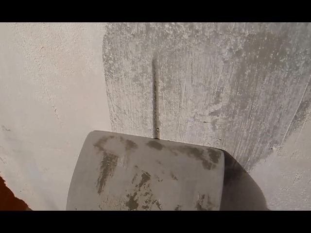 Плиточный клей,тест на ужимание.