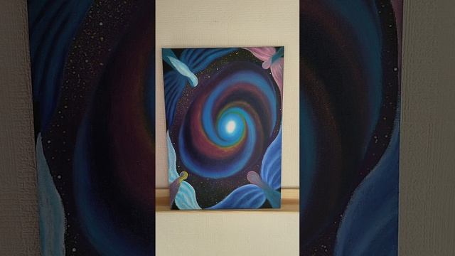 обзор моей картины "Галактика"