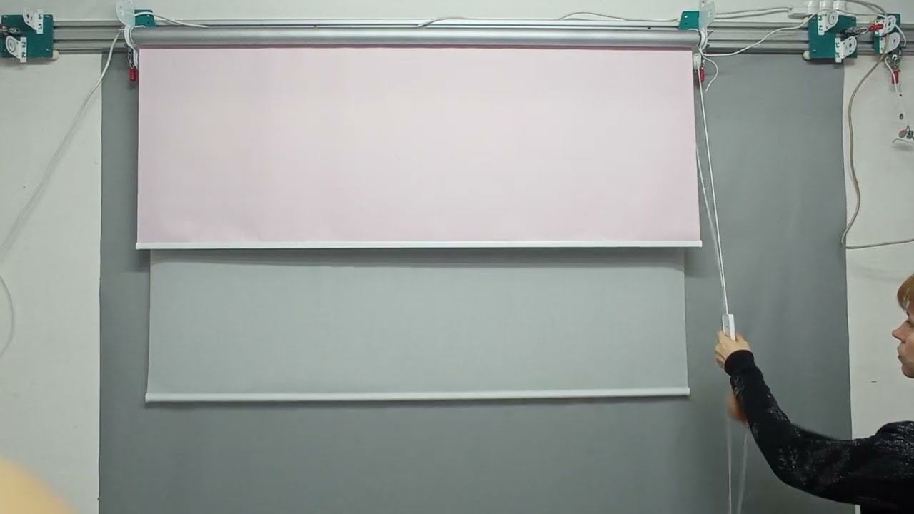 ДВОЙНАЯ РУЛОННАЯ ШТОРА НАТАЛИ АЛЮ БЛЭКАУТ+ВУАЛЬ БЕЛАЯ