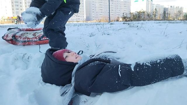 ВЛОГ №2: гуляем зимой