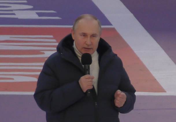 Президент РФ Путин В.В. (Live) - Москва, "Лужники", 18.03.22 г. 4K