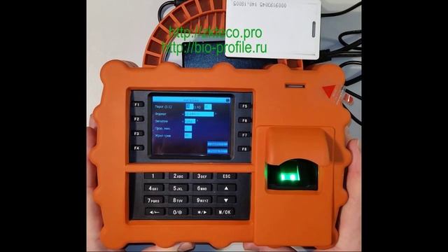 Обзор функций и меню zkteco s922