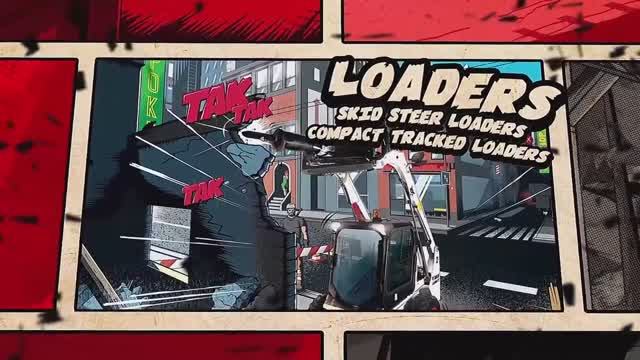 Гусеничные мини-погрузчики Bobcat.mp4