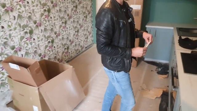 Ремонт 2х-комнатной квартиры (60 м2) в ЖК «Достояние», Краснодар. Кухня из ЛеруаМерлен.