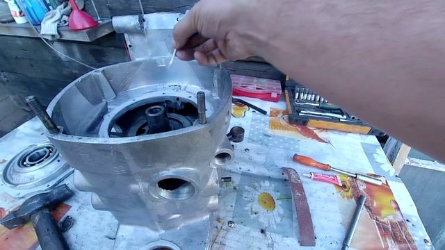 Установка коленвала Урал