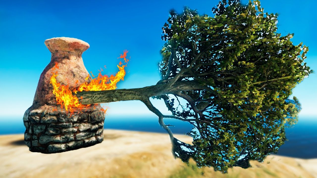 Rust .  просто музон и сбор ресурсов . и в конце адамово дерево ))))