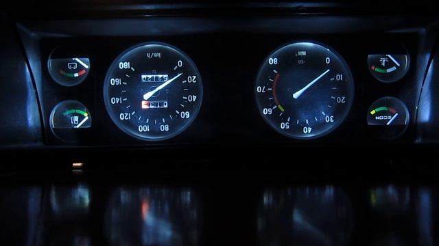 LED подсветка панели приборов 2107