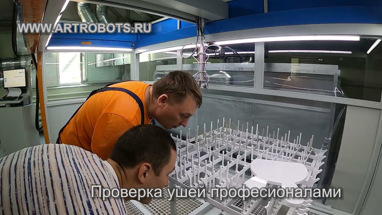 Роботизированная покраска сложных деталей мебели станком PROFI MAXI - Нижний Новгород