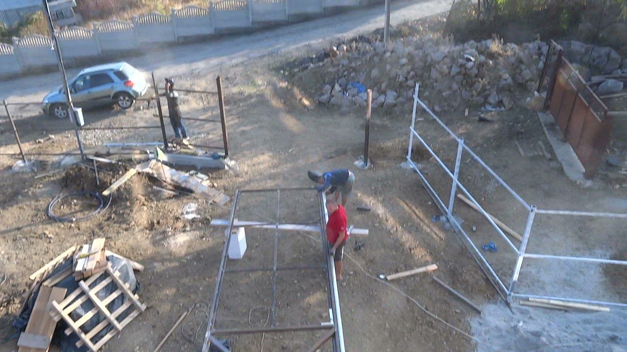 Делаем откатные ворота - 3