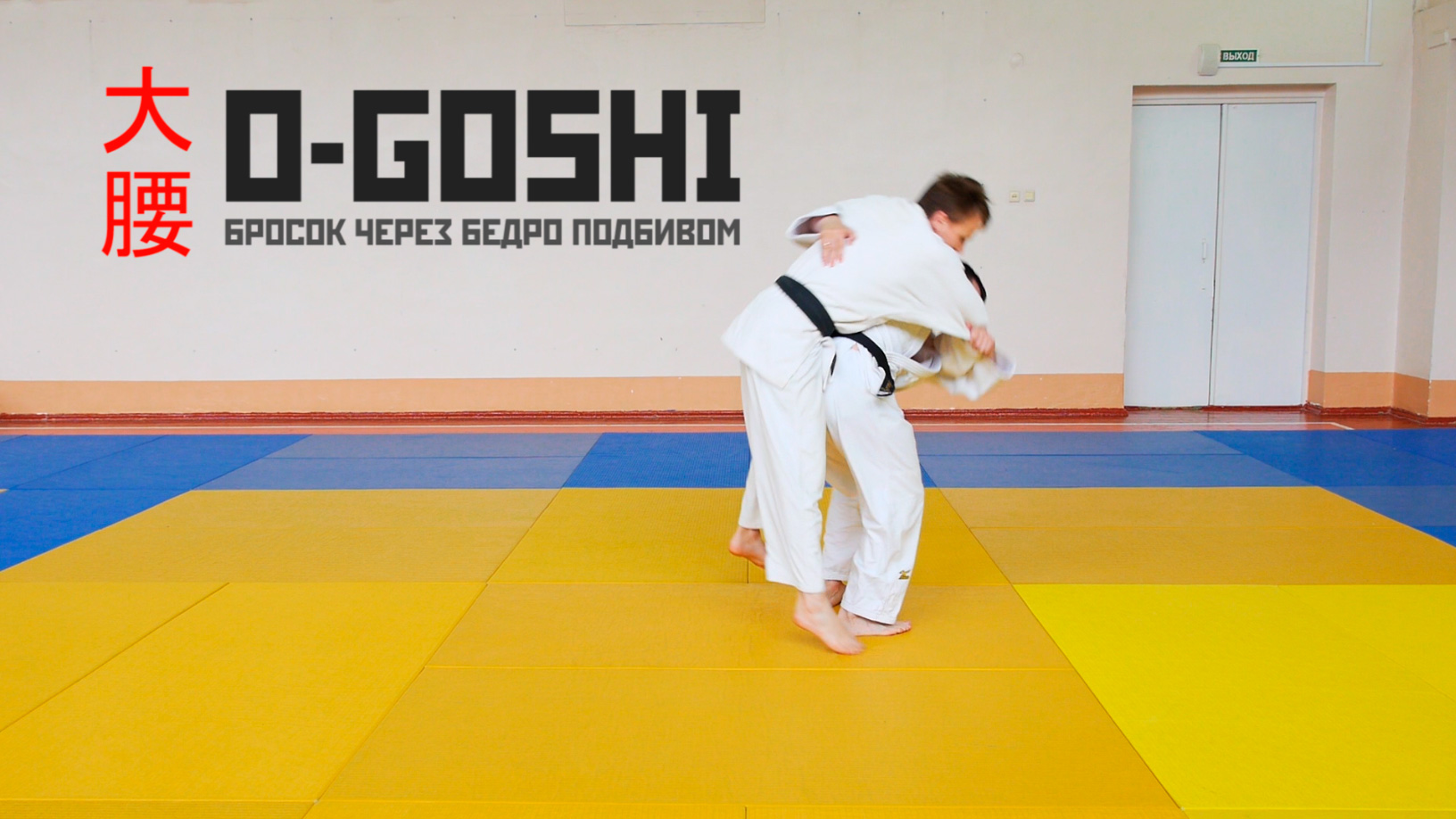 O GOSHI / Бросок через бедро подбивом/ 大腰