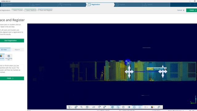 FARO SCENA 3 визуальная сшивка