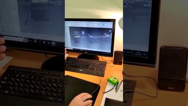 Автоматическая линия розлива бытовой химии Моделирование  ПрактикМ shorts shortsvideo