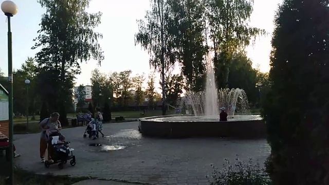 Музыкальный фонтан в Нефтекамске.