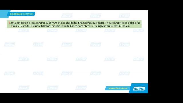 San Marcos REPASO 2021 | Semana 01 Álgebra