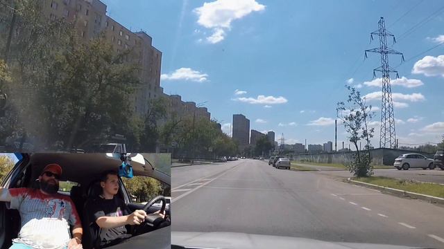 ЭКЗАМЕНАЦИОННЫЙ МАРШРУТ МАРЬИНО №2 | ЧУТЬ НЕ ВЪЕХАЛИ В ГАИ