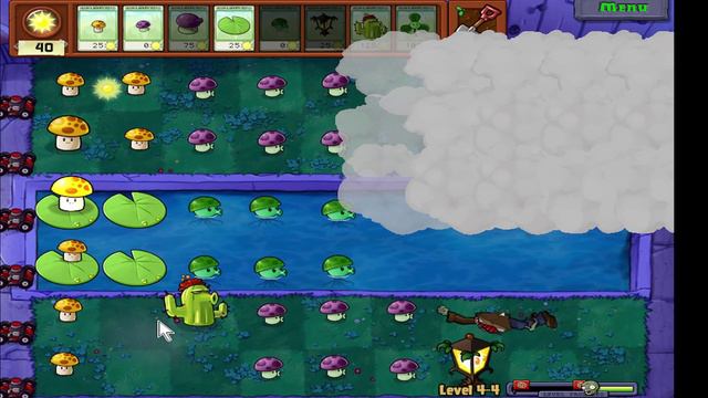 Plants vs. Zombies Растения против зомби прохождение#4