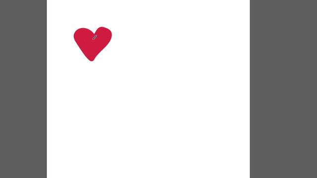 Рисуем сердечки детям часть 3