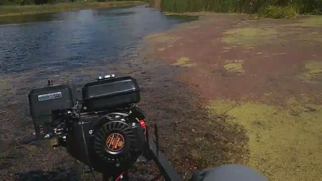 На болотоходе на рыбалку.