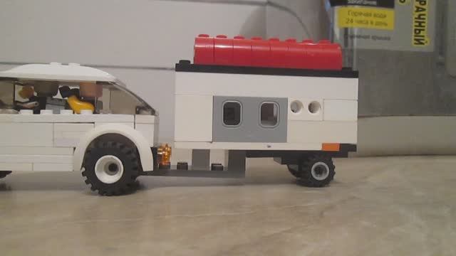 машинка с трейлером-прицепом