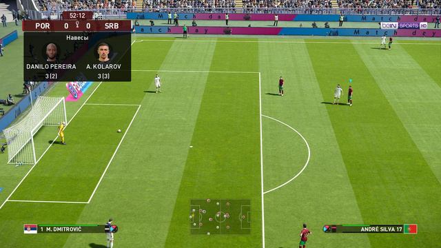eFootball PES 2021Португалия - Сербия. ЧМ в Катаре. Второй матч группового этапа. 1.1