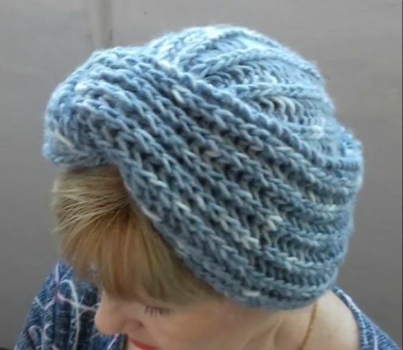 Чалма спицами.