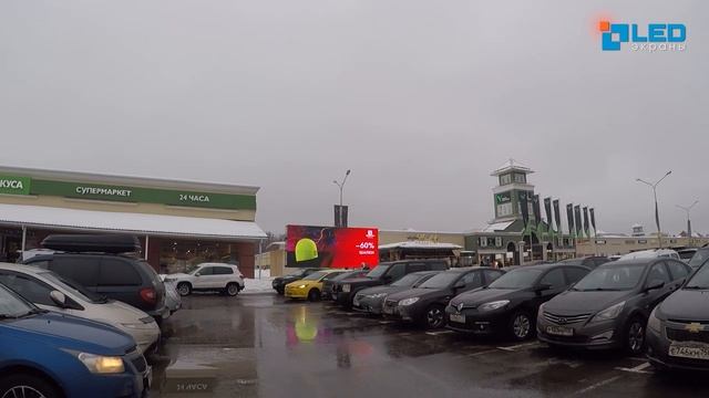 Видеоэкран для улицы, г. Москва, Р5 мм