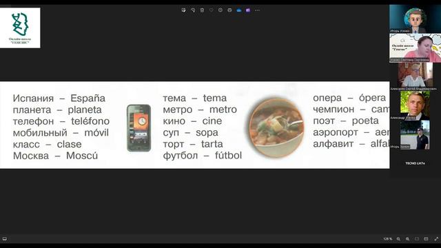 Мастер-класс по предмету _Испанский язык_. Преподаватель- Алексанян Сергей Владимирович.