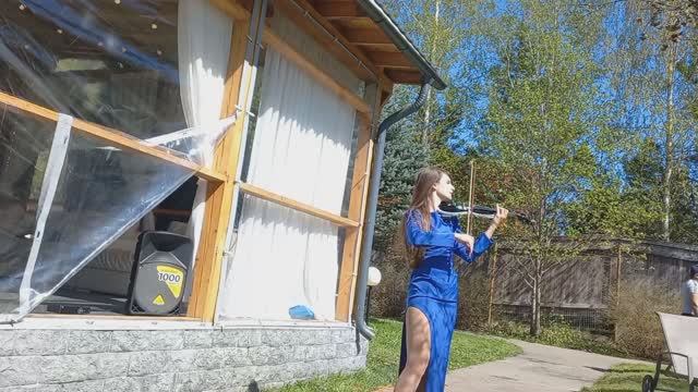 Скрипачка на даче - Вивальди. Времена года
