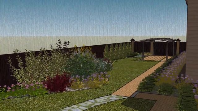 Дизайн участка 12 соток