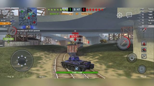 Т-43 в бою очень даже ничего wot blitz