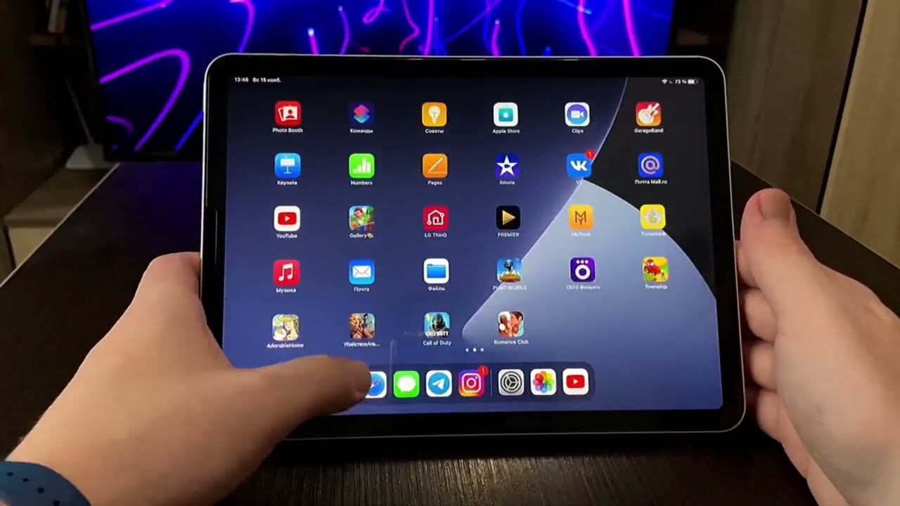 Тест отклика планшета Apple iPad Air 2020 Wi-Fi