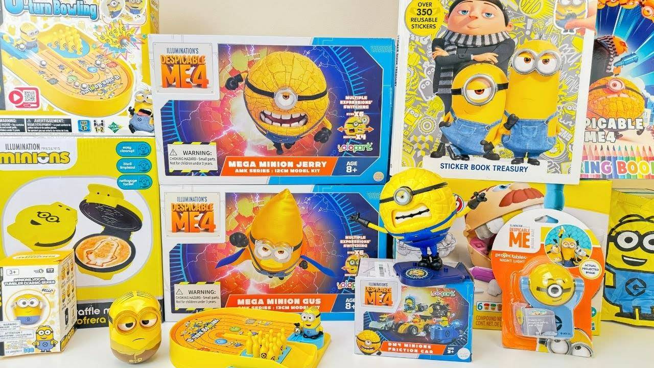 Миньоны. Гадкий я 4. распаковка игрушек