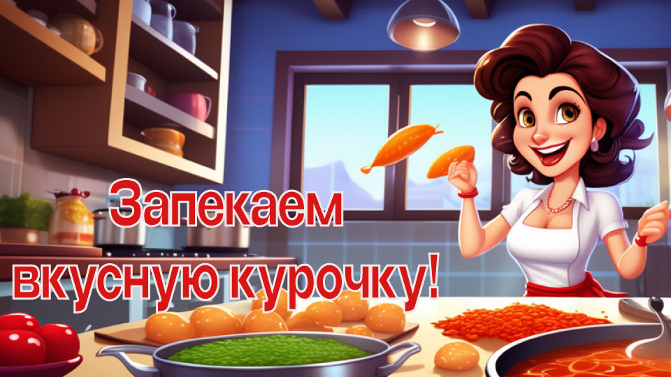 Запекаем курочку, вкусно и быстро.