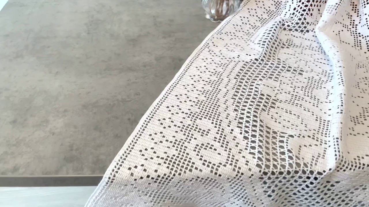 Салфетка - дорожка филейным вязанием