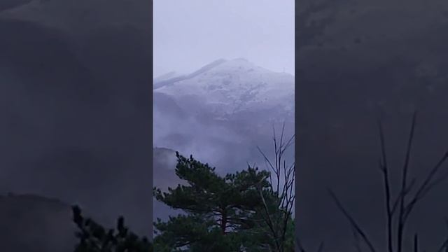 Дождь в горах - курортный комплекс Армхи, апрель 2023