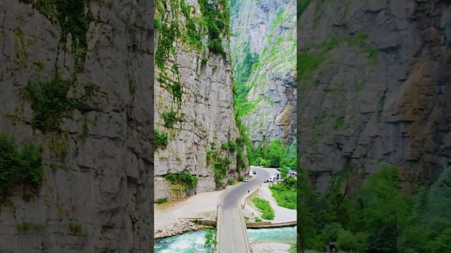 Дорога на озеро Рица. Абхазия #shorts