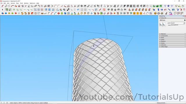 Saint Basil's Cathedral Onion Domes Modeling in SketchUp Part 7 of 9